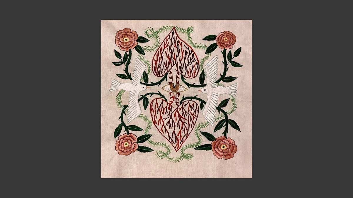 Symbolic stitching with Tessa Perlow and Fleur Woods