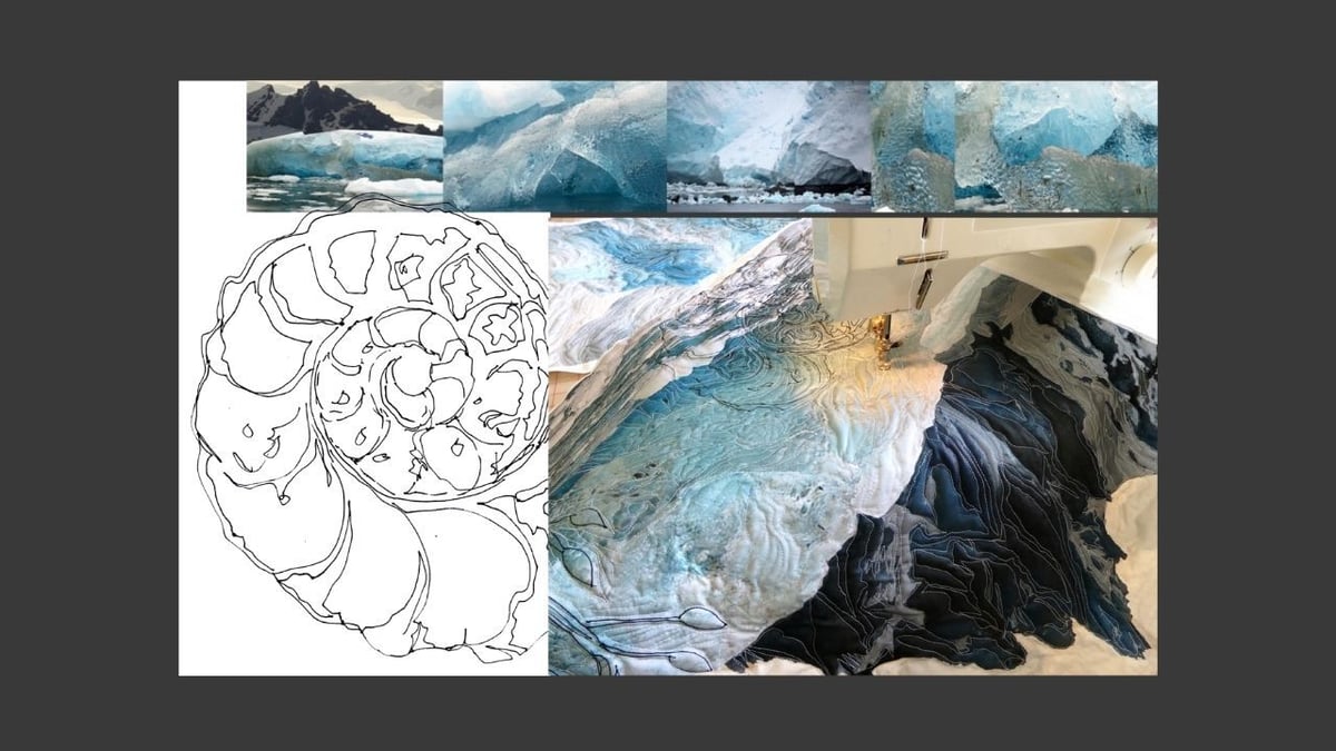 From the archives: Sandra Meech stitches landscapes