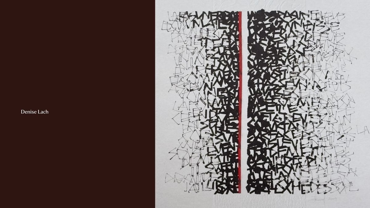 Claire Benn: When handwriting becomes texture