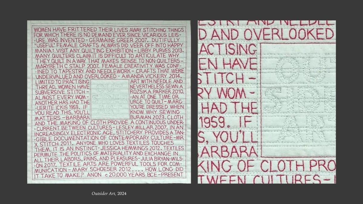 Sewing stories with Sara Impey